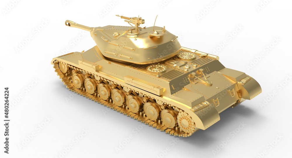 Golden Military Tanks