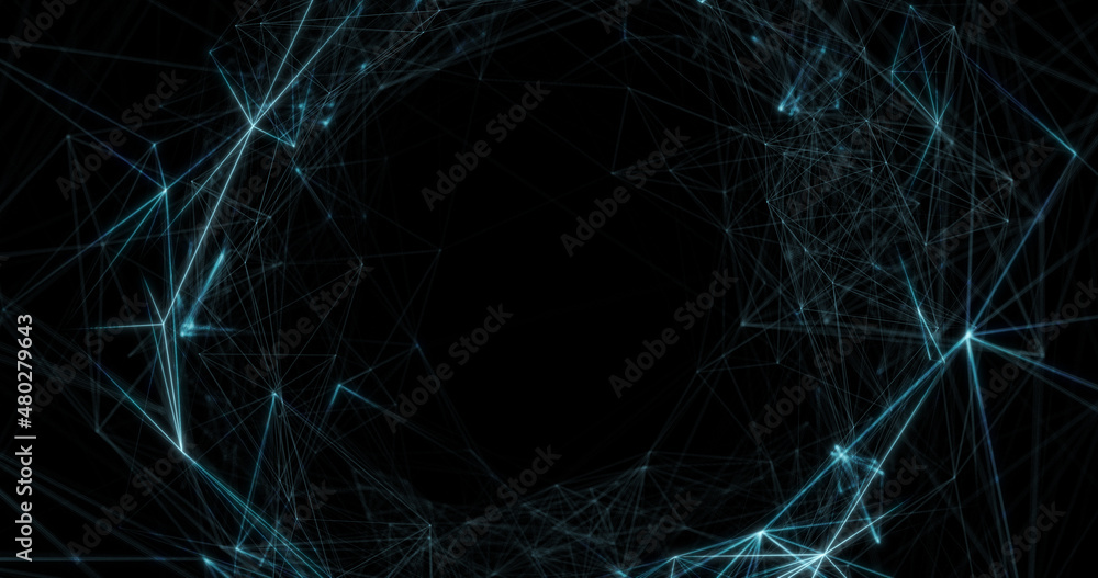 Abstract illustration background futuristic digital technology business innovation connect neon ...