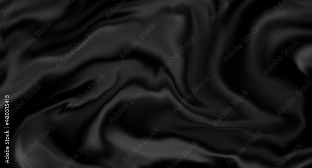Black background. Illustration of fabric or paint streaks. Rich texture ...