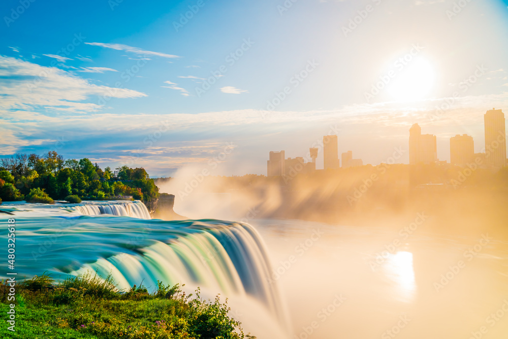 Beautiful Spring Views of Niagara Falls Stock Photo | Adobe Stock