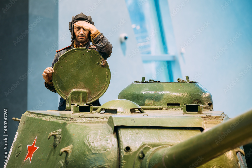Soviet russian heavy tank IS-2 In The Belarusian Museum Of The Great ...
