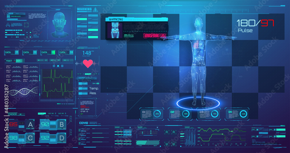 Medical Infographic fui. Health and healthcare icons and Structure of ... Medical Infographic fui. Health and healthcare icons and Structure of ...