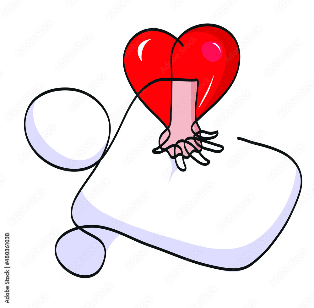 One line drawing of first Aid Training with CPR dummy One continuous ...