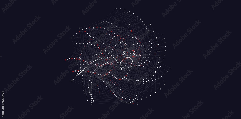 Prime numbers in 3D, math illustration Stock Illustration | Adobe Stock