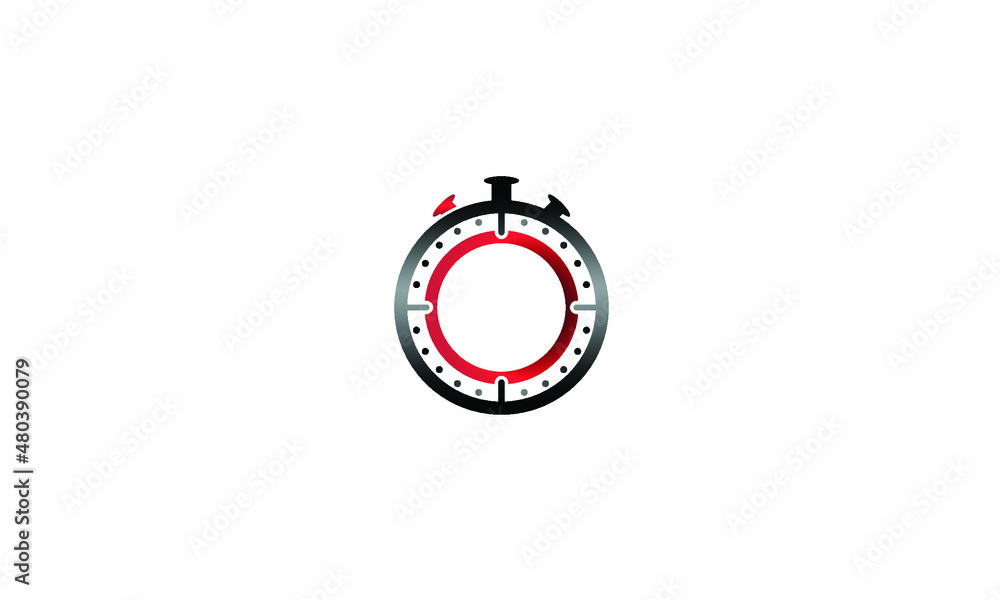 TIMER LOGO EPS Stock Vector | Adobe Stock