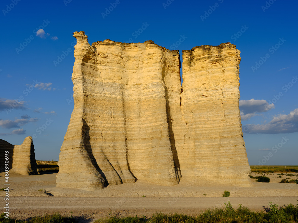 sedimentary formations of Niobrara Chalk were created by the erosion of ...