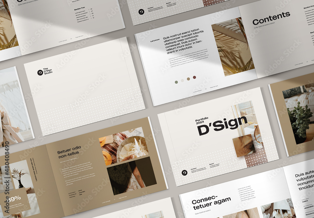 Portfolio Layout Stock Template | Adobe Stock