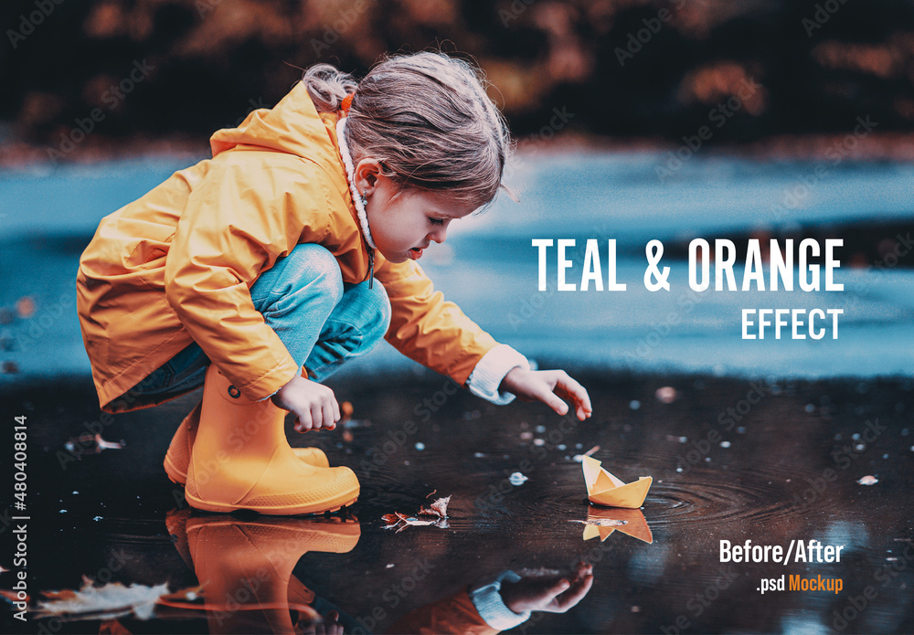 Before and After Photo Effect Stock Template | Adobe Stock