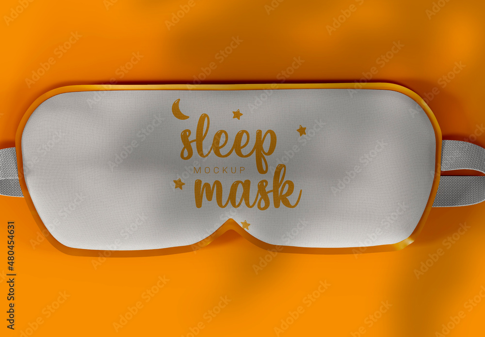 Top View Eye Mask Mockup Stock Template | Adobe Stock