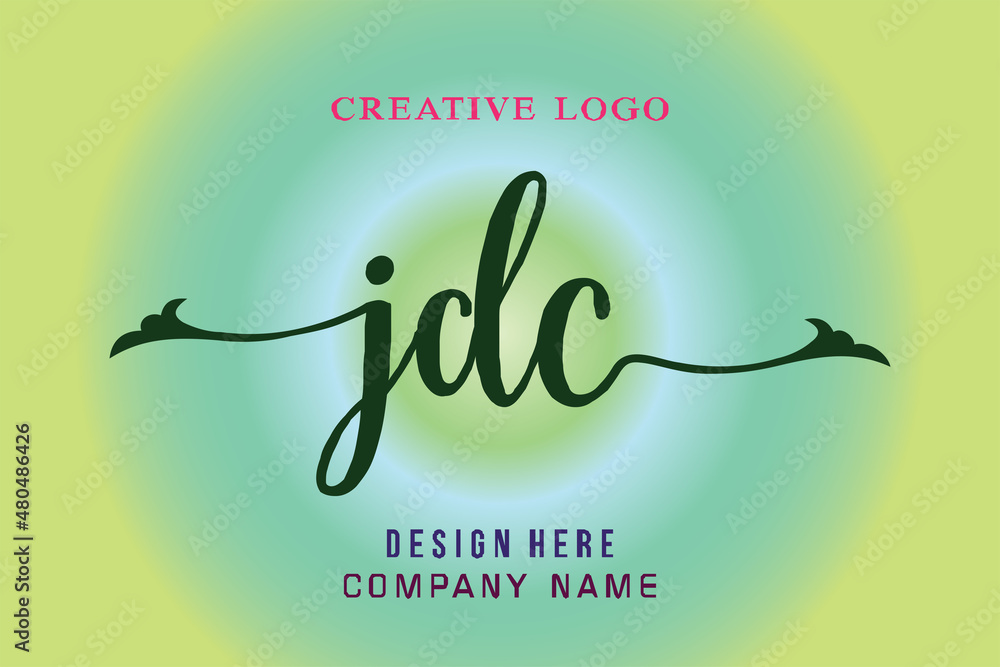 JDC lettering logo is simple, easy to understand and authoritative ...