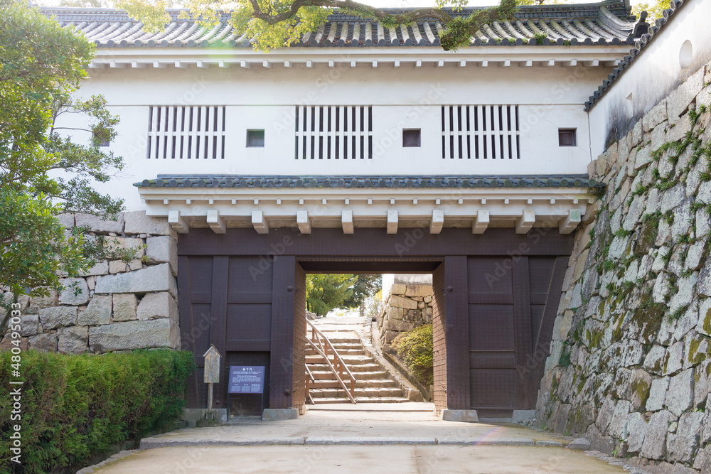 Okayama, Japan - Jan 31 2020 - Okayama Castle in Okayama, Japan. The ...