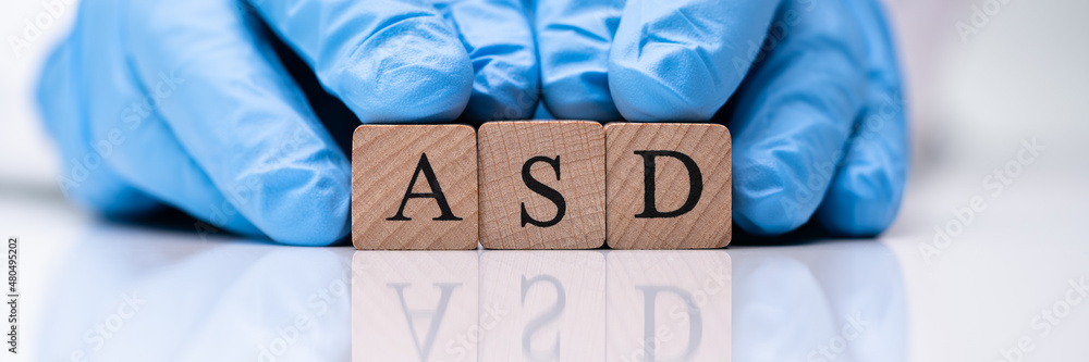 ASD Autistic Syndrome Disorder Word Stock Photo | Adobe Stock