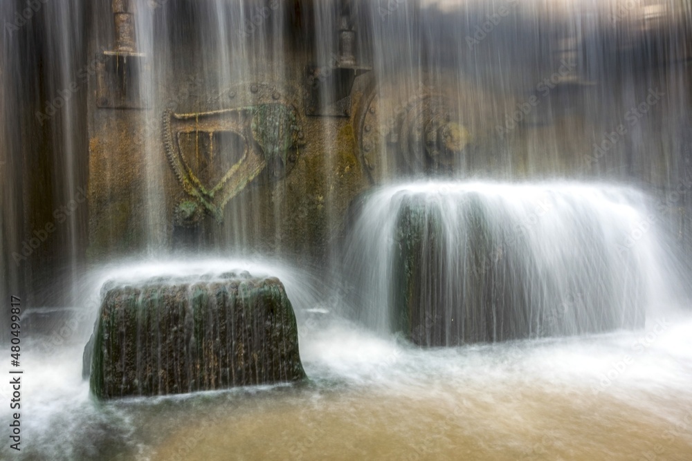 Arizona Falls, historical Waterfall formed by natural water drop of ...