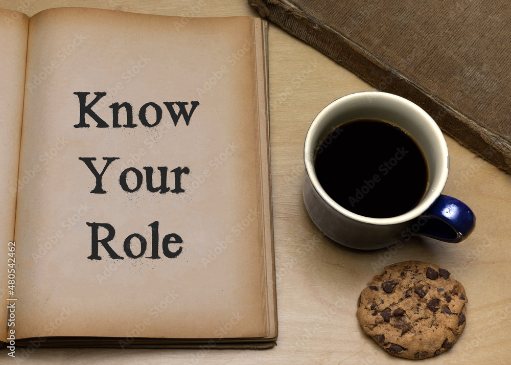 Know Your Role Stock Photo | Adobe Stock