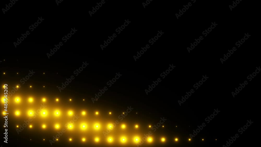 Lights Flashing Animation. The looped animations with glow and lens ...