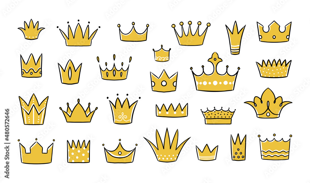 Yellow Crown Symbol