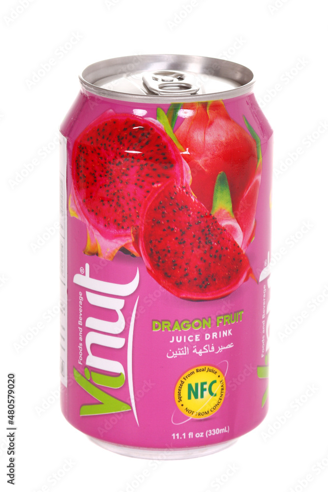Vinut Dragon Fruit Juice Drink Stock Photo | Adobe Stock