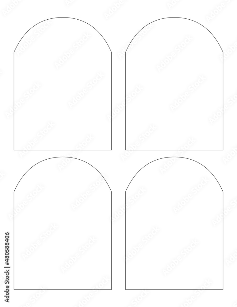 Rectangular Label Template - Multipurpose Template - SVG - Blank Labels ...