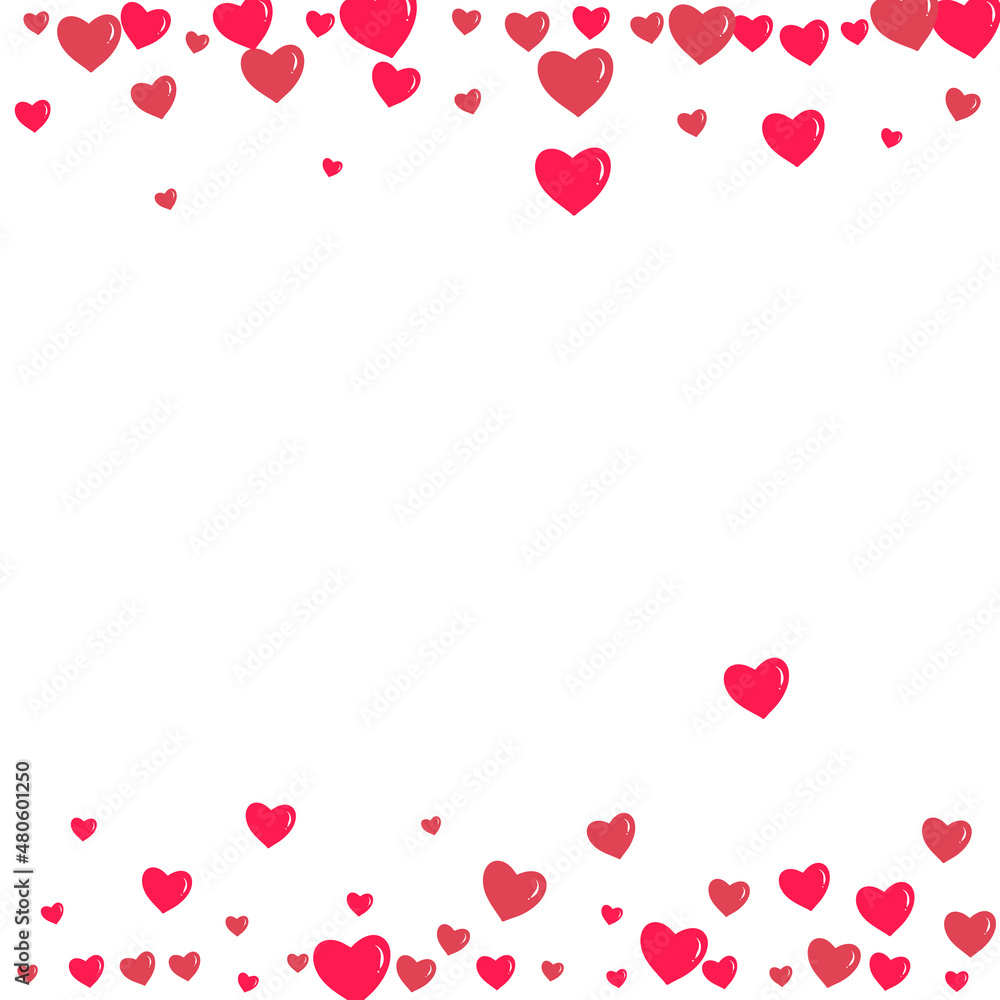 Maroon Color Heart Vector White Backgound. Stock Vector | Adobe Stock