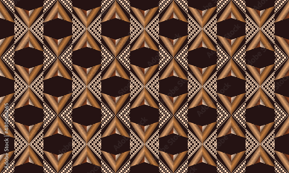 Ethnic tribal seamless pattern. Traditional design for background ...