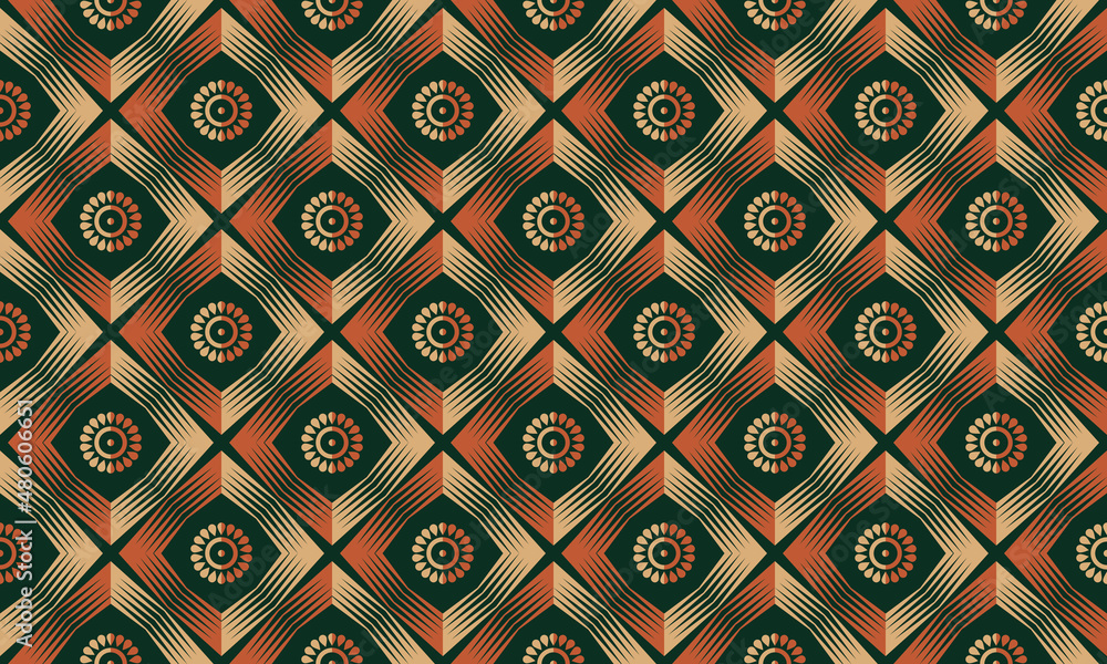Ethnic tribal seamless pattern. Traditional design for background ...