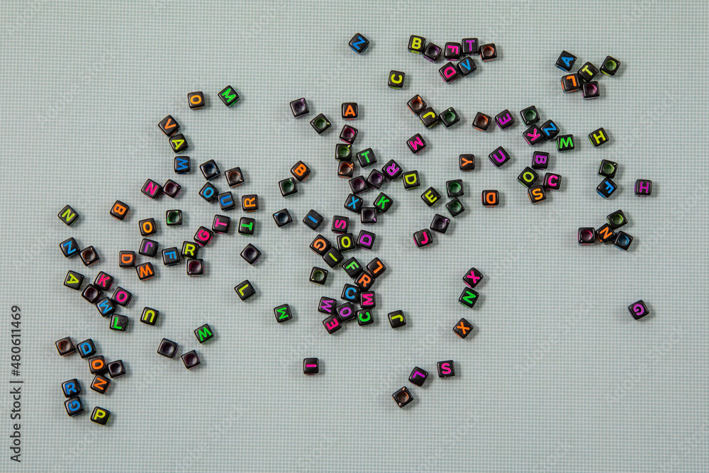 question mark made of colorful beads Stock Photo | Adobe Stock