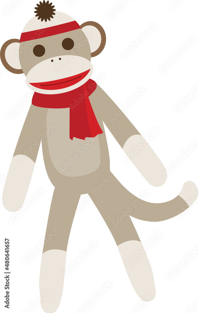 Sock Monkey Cartoon