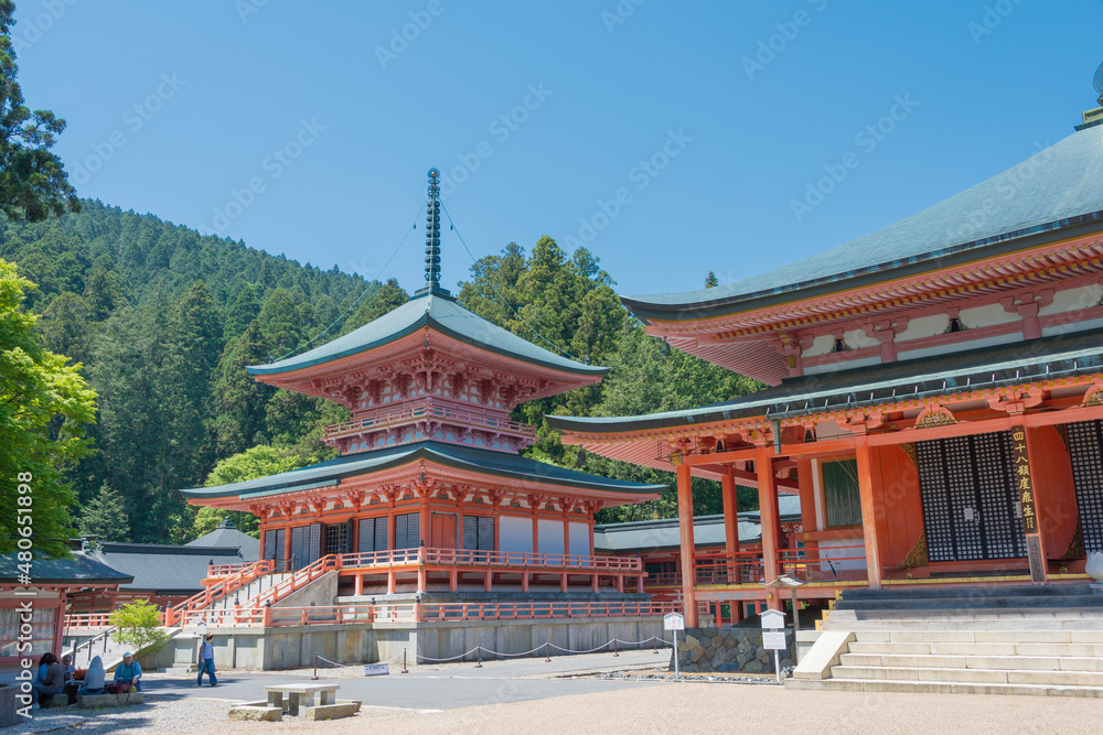 Shiga, Japan - Mar 25 2019 - Enryakuji Temple in Otsu, Shiga, Japan. It ...