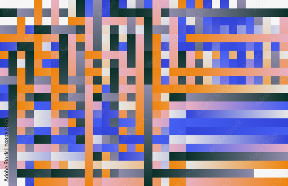 Generative Design Artwork of Abstract Vector Generated Shapes ...