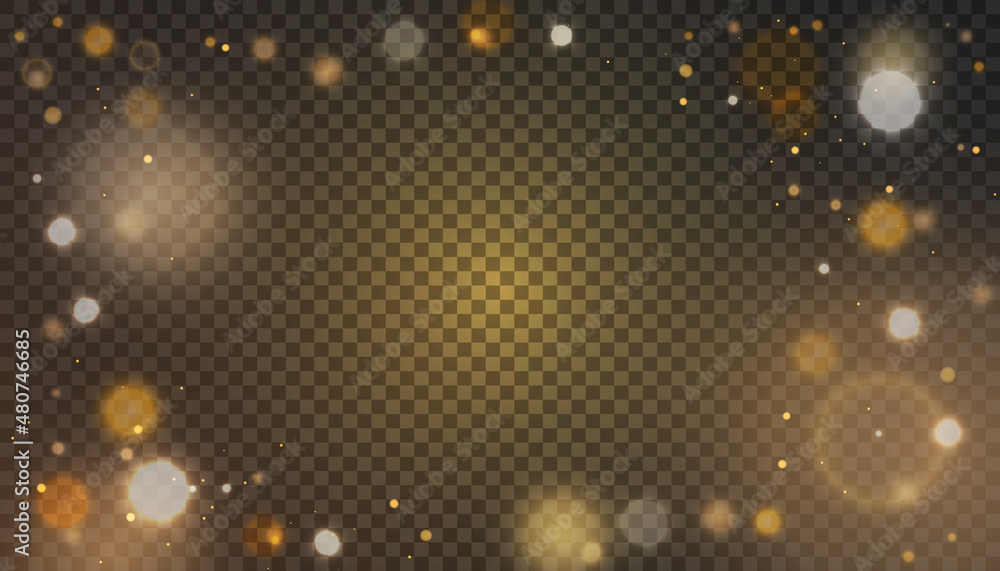 Bright glare effect isolated on transparent background.Vector Stock ...