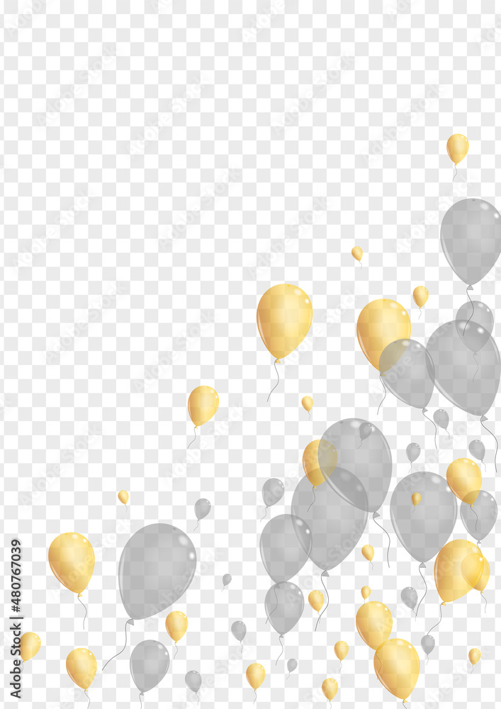 Gray Air Gray Air Background Transparent Vector. Balloon Isolated ...