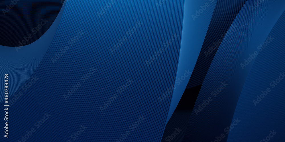 abstract technology blue background. concept with gradient and wave ...