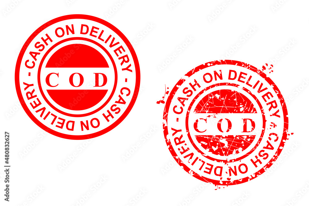 Cash On Delivery Stamp