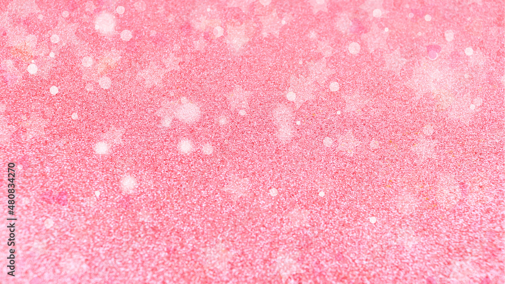 Pink glitter background for valentine's day Stock Photo | Adobe Stock