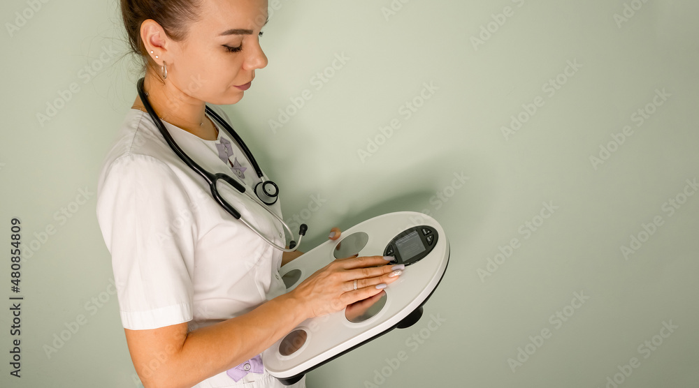 Weighing and measuring body composition. Analysis of body composition ...