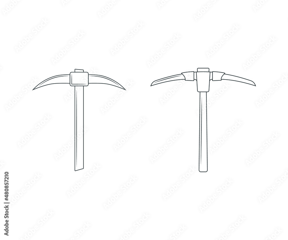 Miner Pickaxe SVG, Pickaxe split, Mining SVG, Pickaxe SVG, Pickaxe ...