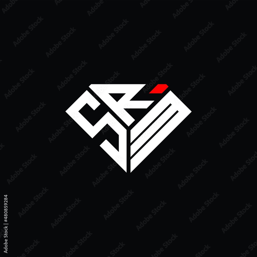 SRM letter logo creative design. SRM unique design Stock Vector | Adobe ...