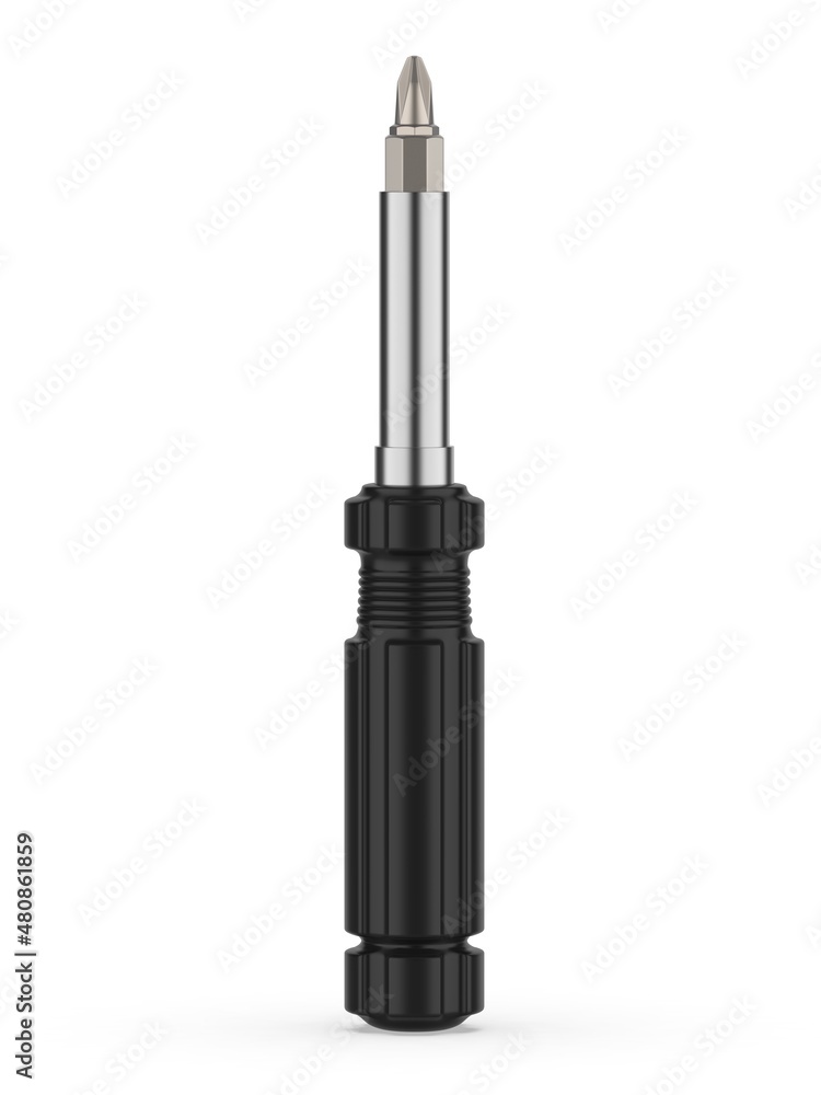 Blank screwdriver template for branding and mockup. 3d render ...