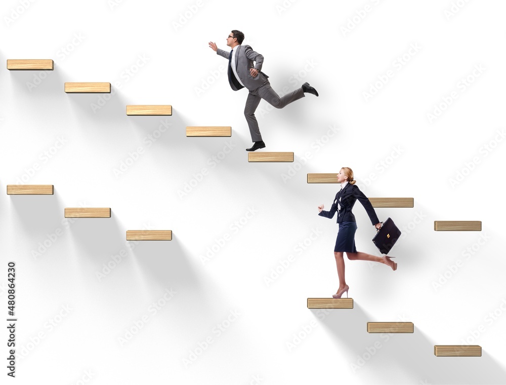 Gender discrimination concept with promotions Stock Photo | Adobe Stock