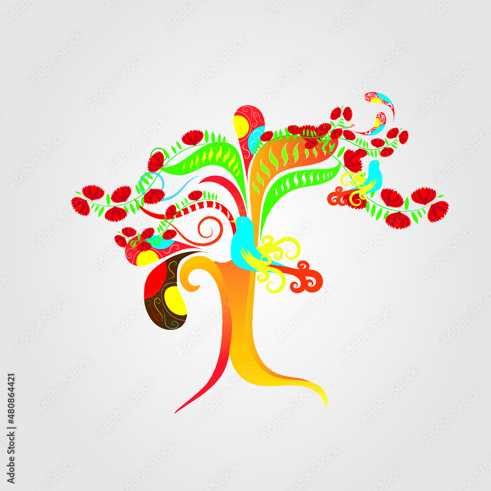 The dawn of the Sinhala and Tamil New Year vector. Sri Lankan Big event ...