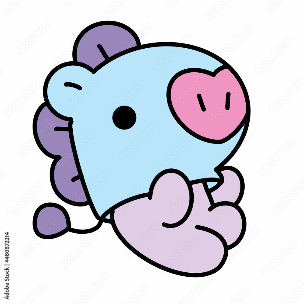 cute bt21 baby dolls for kids Stock Illustration | Adobe Stock