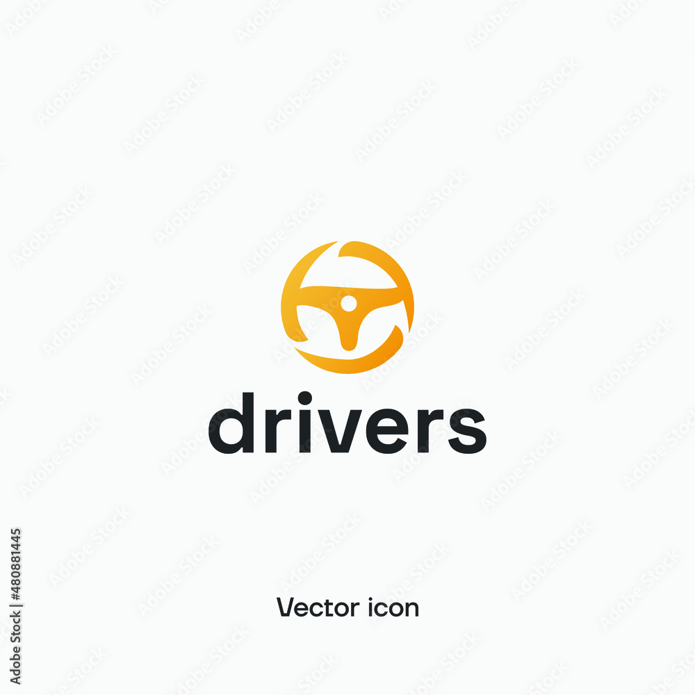 Drivers Vector Logo Concept. Premium quality. Stock Vector | Adobe Stock