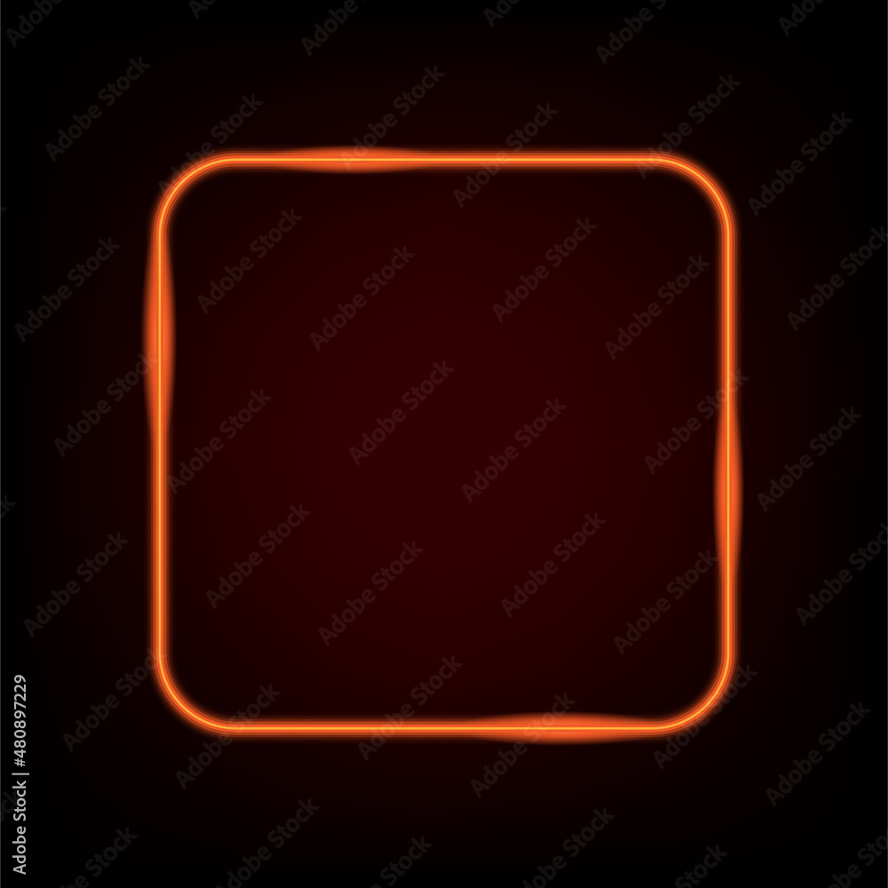 Orange Color Square