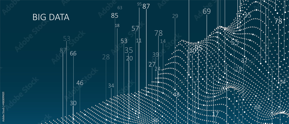 Abstract infographics visualization Stock Vector | Adobe Stock