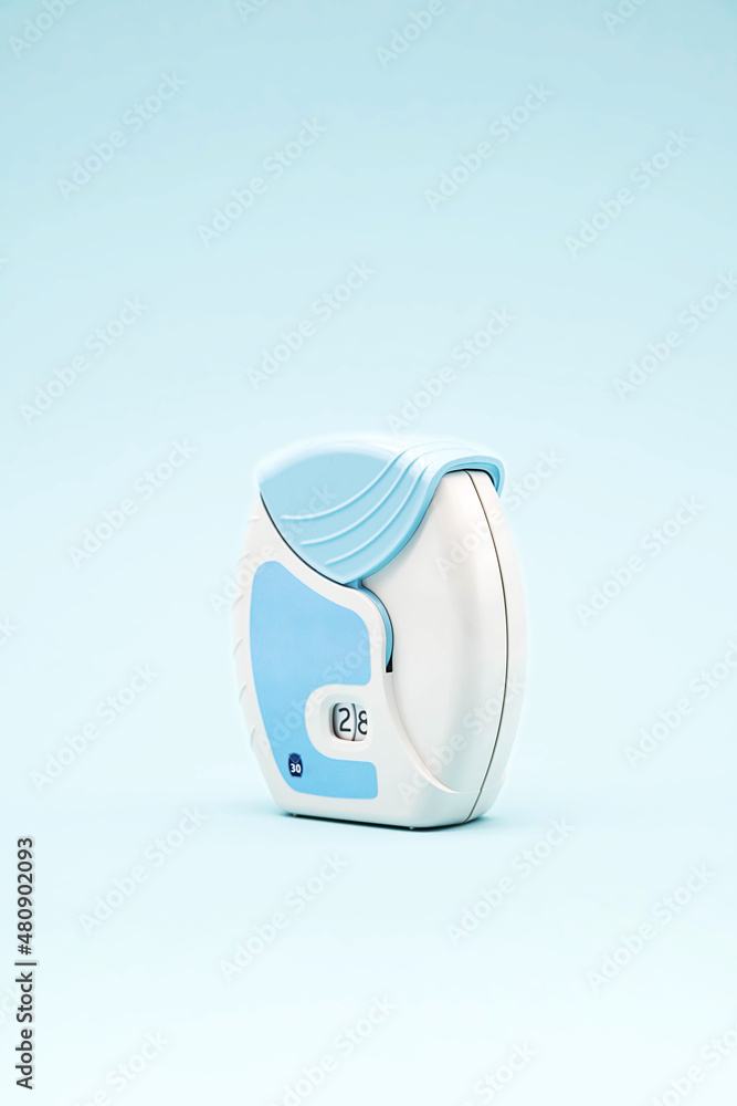 Asthma inhaler. Aerosol for inhalation, treatment of bronchial asthma ...