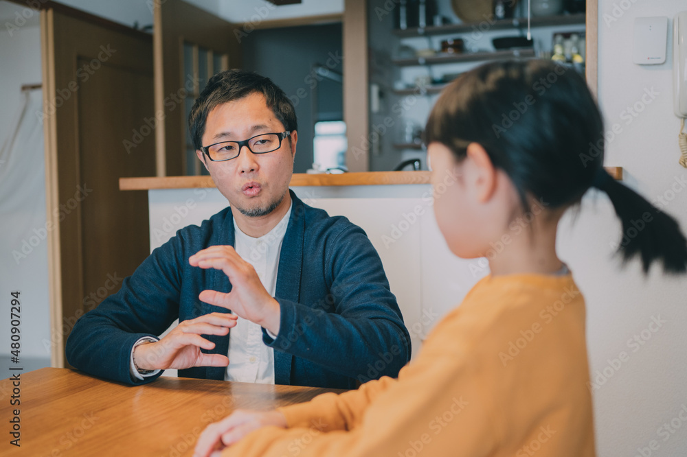 Living with sign language Stock Photo | Adobe Stock
