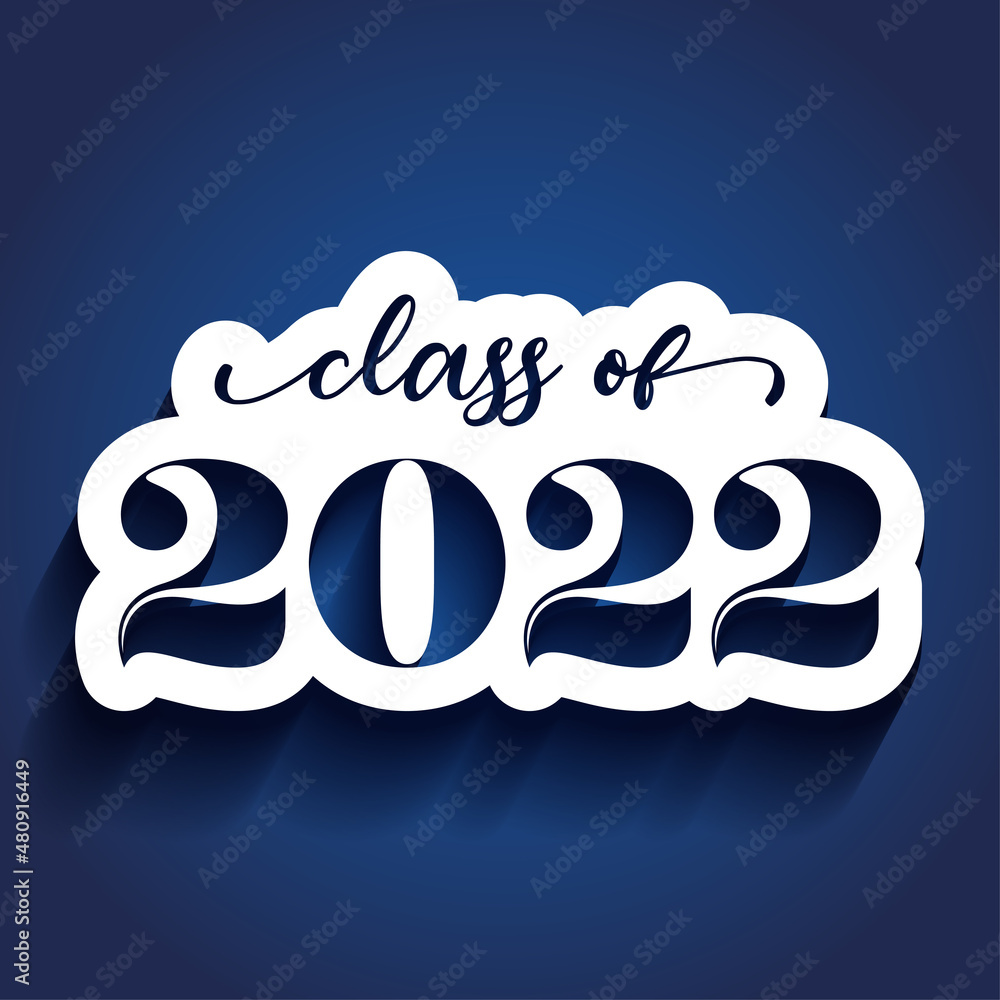 Graduation 2022 Clipart Blue
