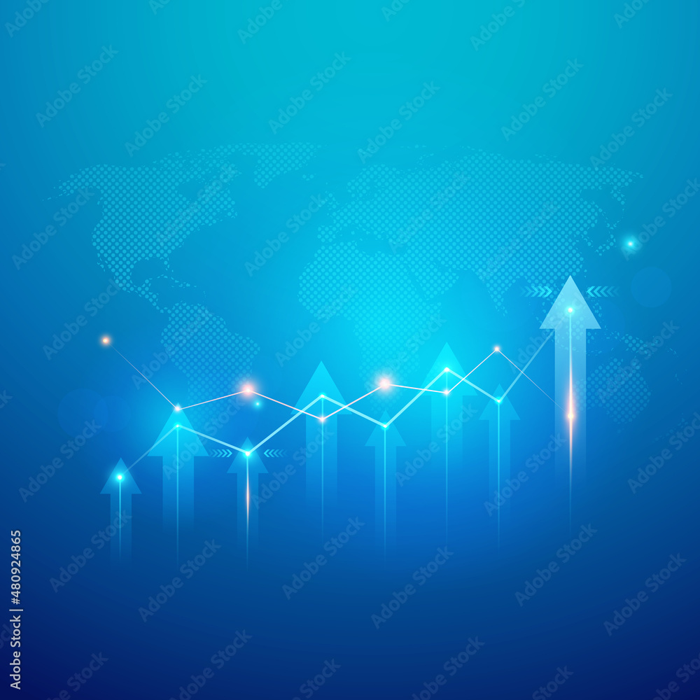 3d chart and graphics. Infographic elements and world map. Analysis ...