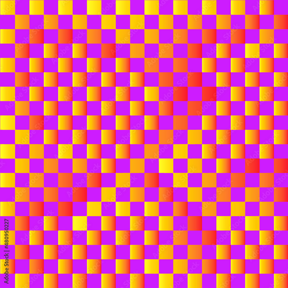 The seamless gradient of the drawing of the 70s is a grid of thin lines ...