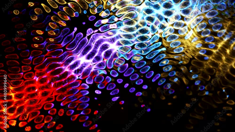 Colorful energy pattern galaxy concept sparkling in space. 3D abstract ...